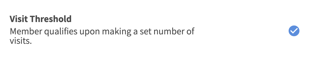 Visit Threshold Campaign